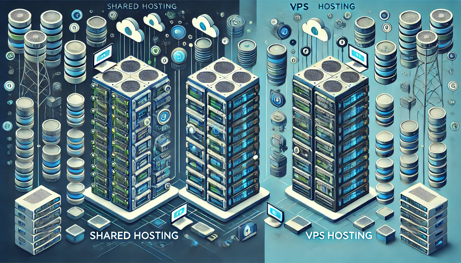 Shared Hosting vs. VPS: Which one is right for your website? - Enbecom Blog
